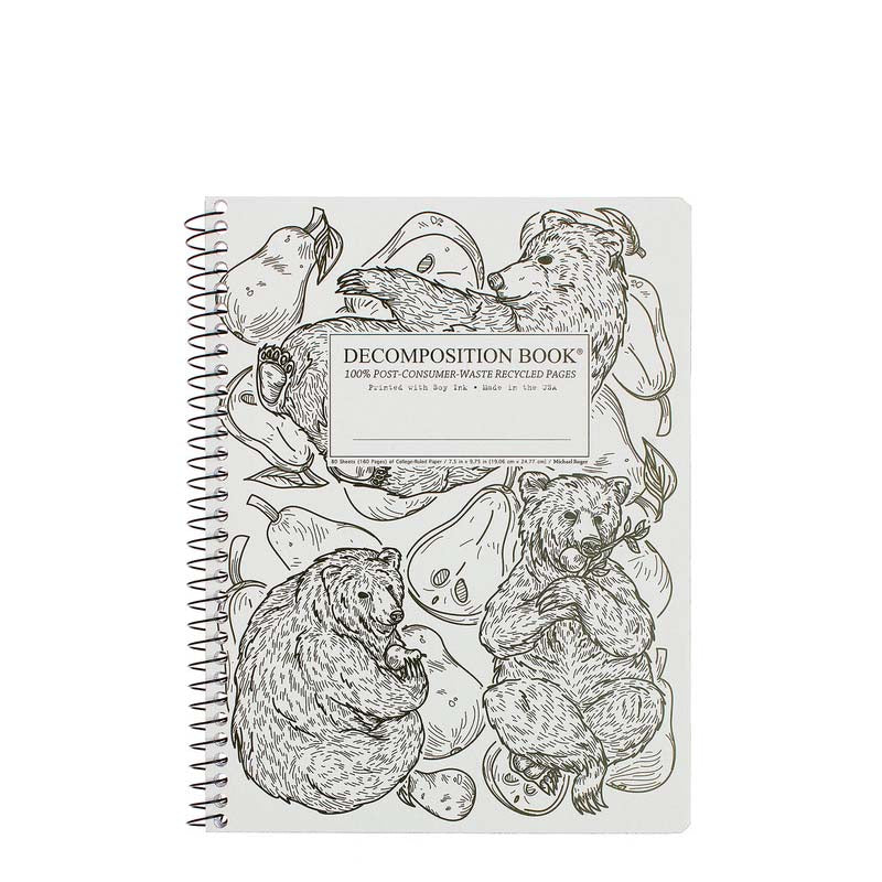 Decomposition Book Spiral Large Notebook
